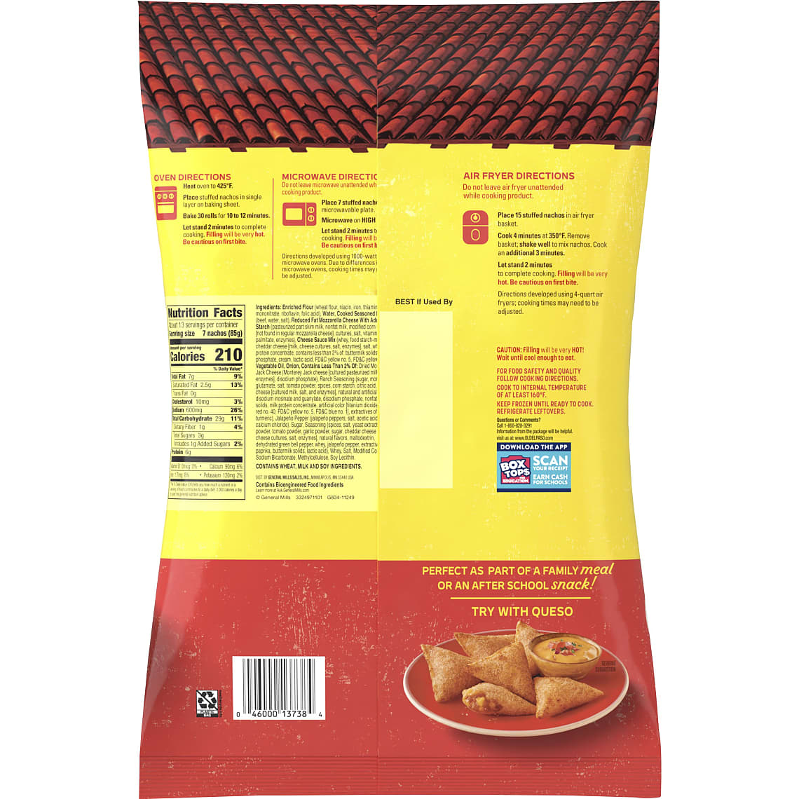 Old El Paso Stuffed Nachos Beef And Cheese 90ct Old El Paso